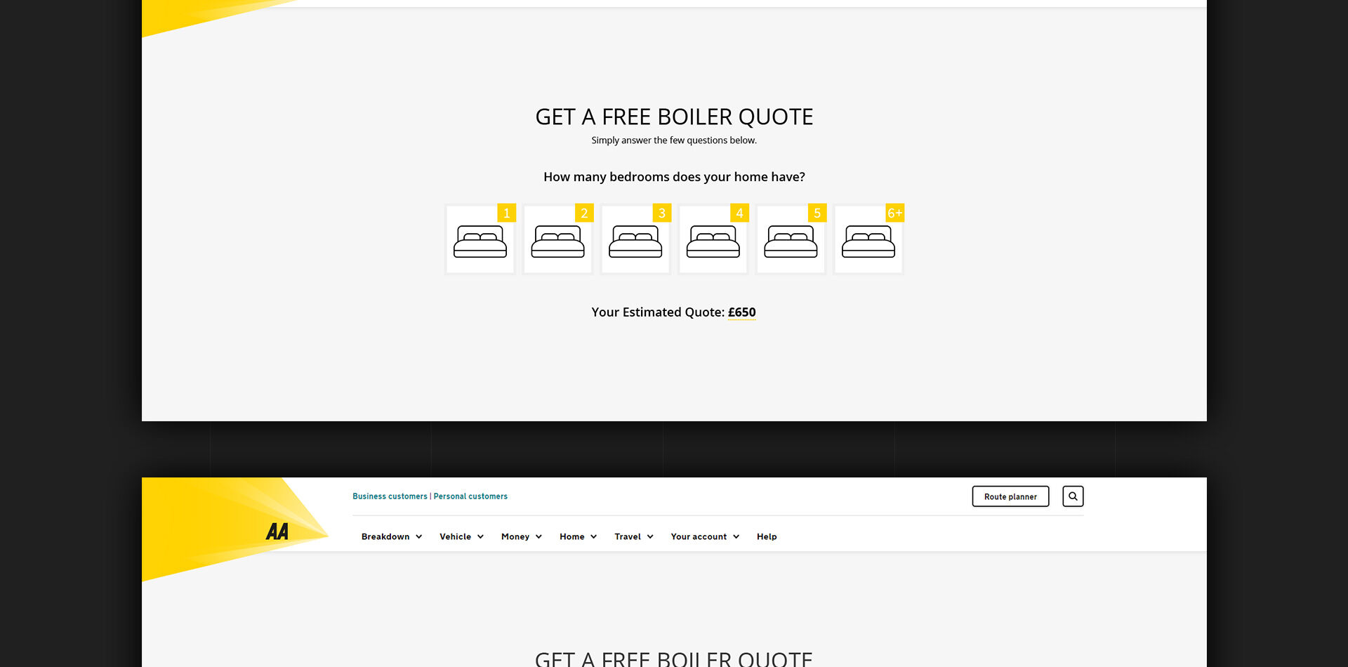 AA Boiler Quote